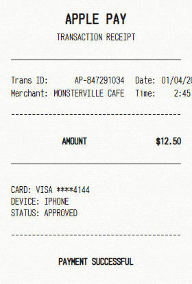 Generate Fake Apple Pay Receipt - Receipt Maker
