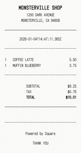 Generate Fake Square Receipt - Receipt Maker