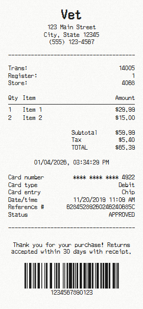 Generate Fake Vet Receipt - Receipt Maker